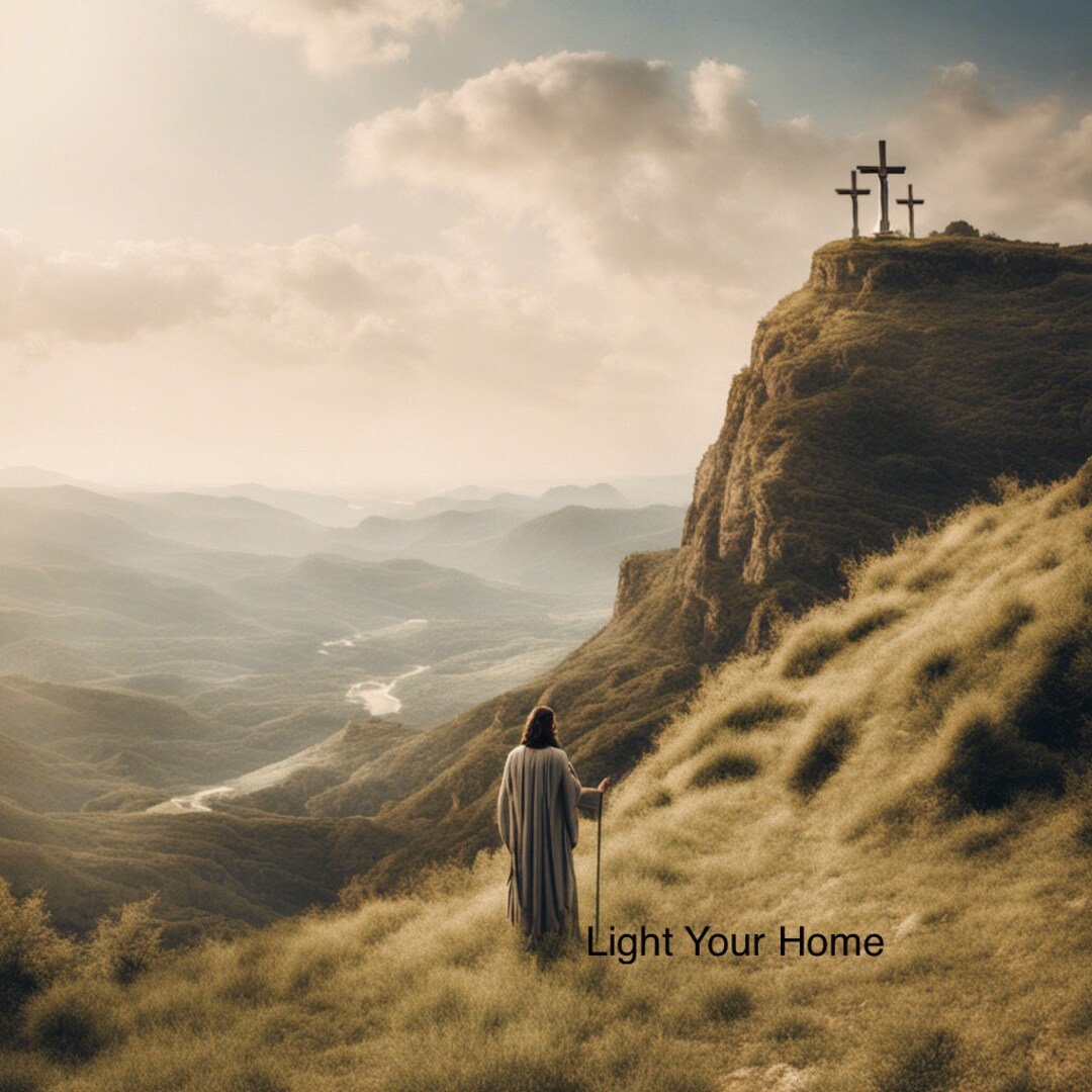 Golgotha - Christian Artwork - Etsy