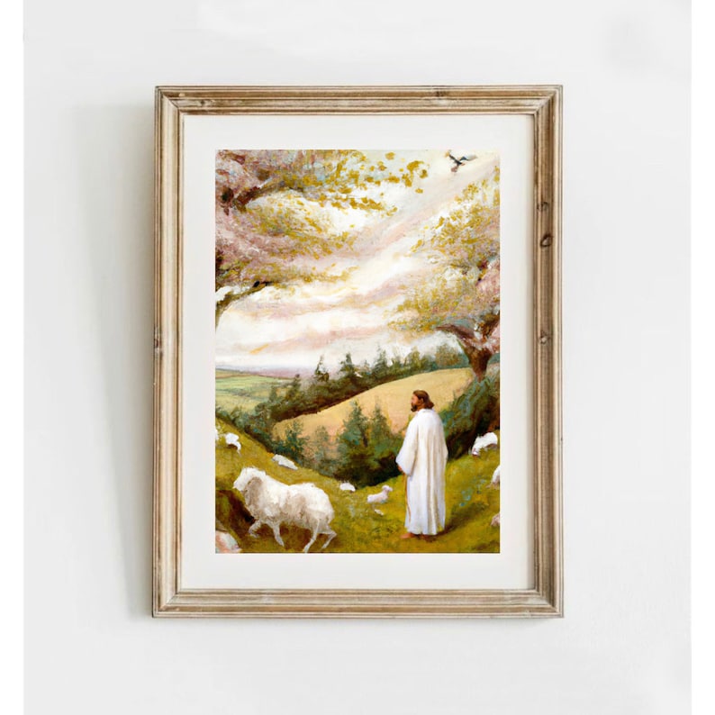 Jesus Christ Art Easter Spring LDS Art Church Art LDS - Etsy