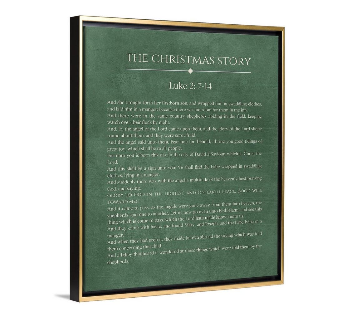 The Christmas Story - Christmas Decor - Etsy