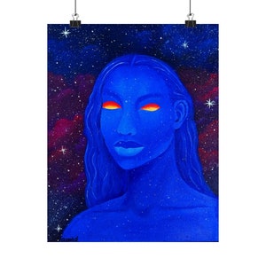 Fine Art Print 'NYX' Art Poster - Etsy