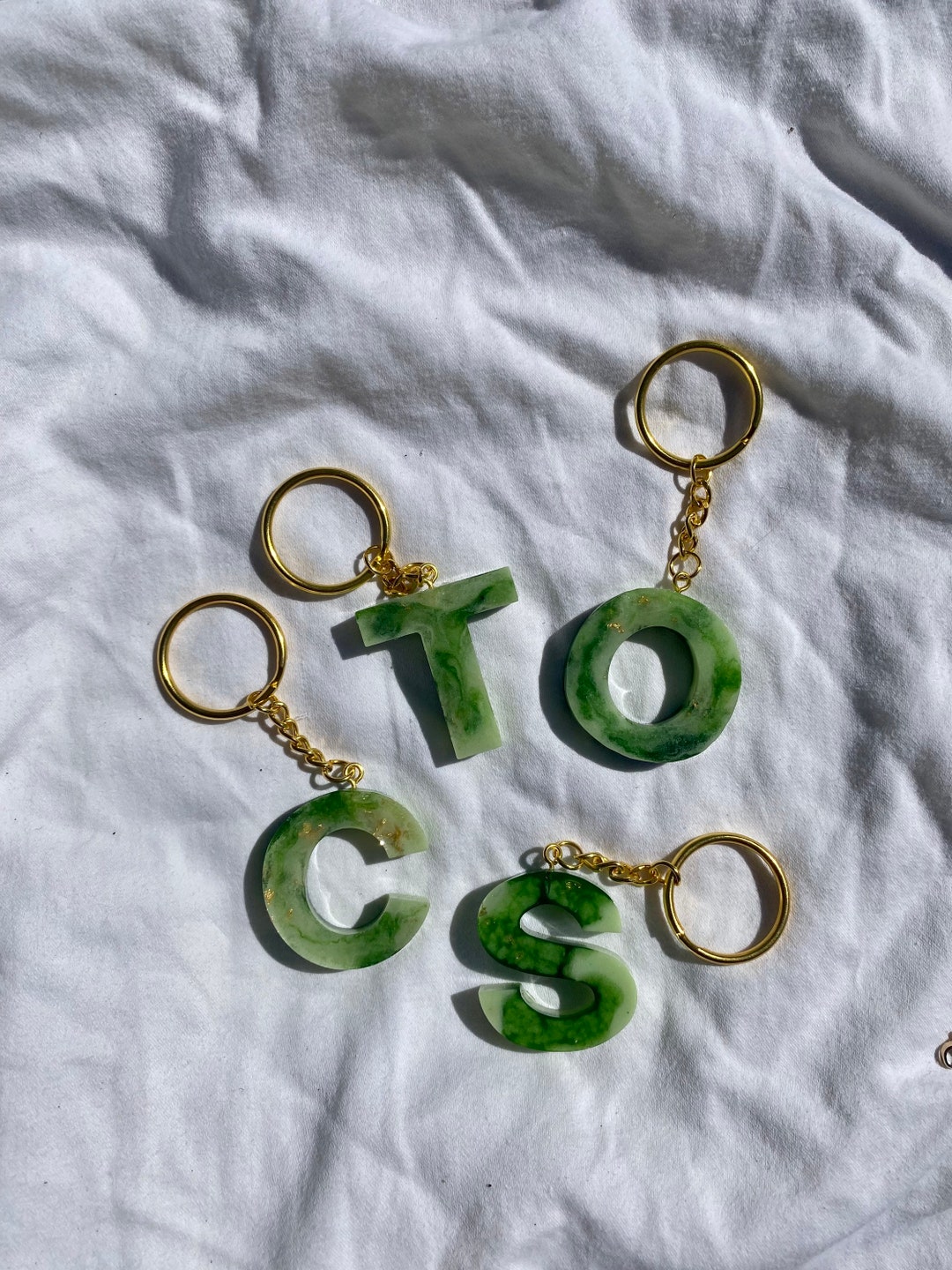 Jade Crystal Keychain - Etsy