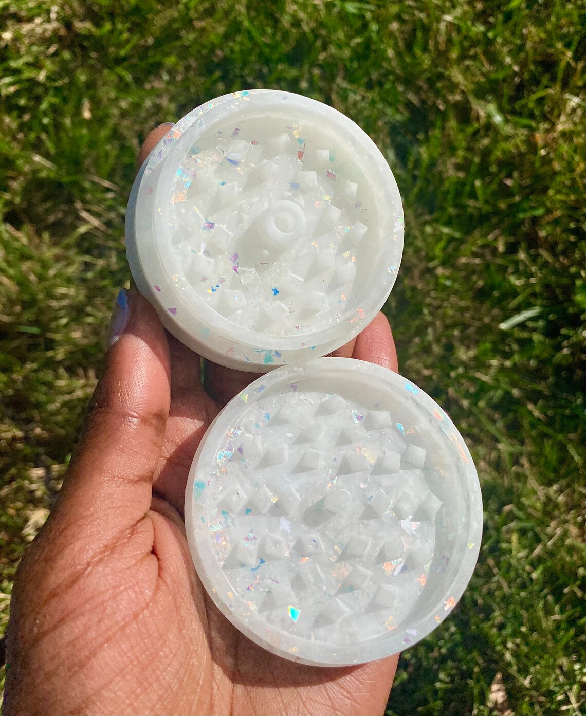 Opal Crystal Grinder , Herb Grinder , Opal Crystal - Etsy