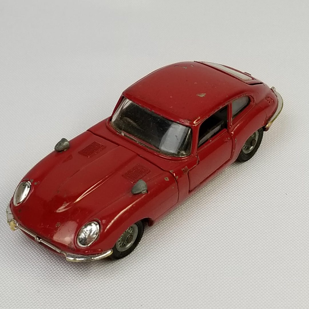 Collectible, Vintage, 1960s Corgi Toys Red 335 Jaguar E Type 4.2 Litre ...
