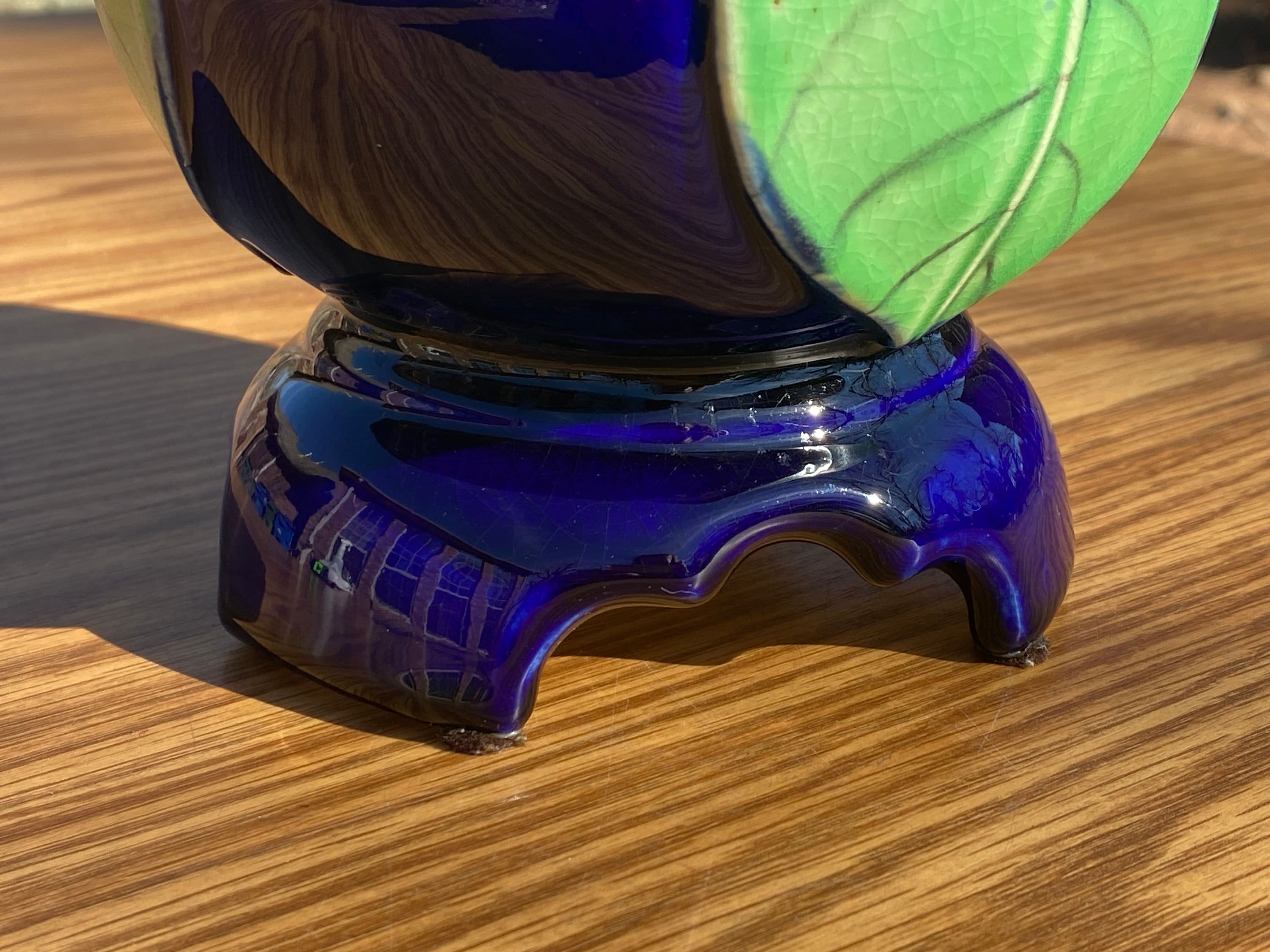 Vintage Ceramic Frog Flower Vase With Pink Art Deco Flower Vase Made in ...