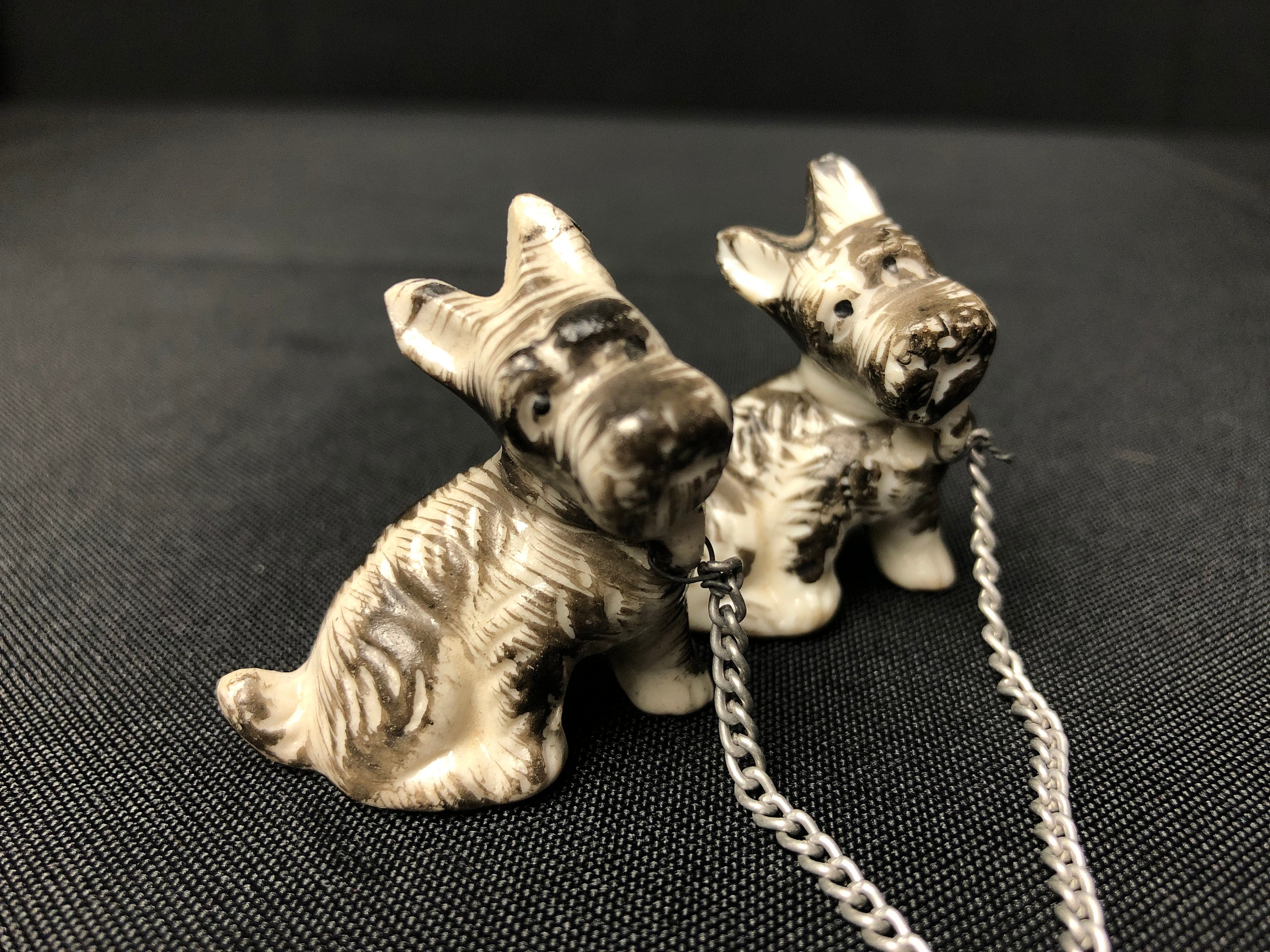 3 Vintage Miniature Scotty Dog Figurines Vintage Dog Collectables ...