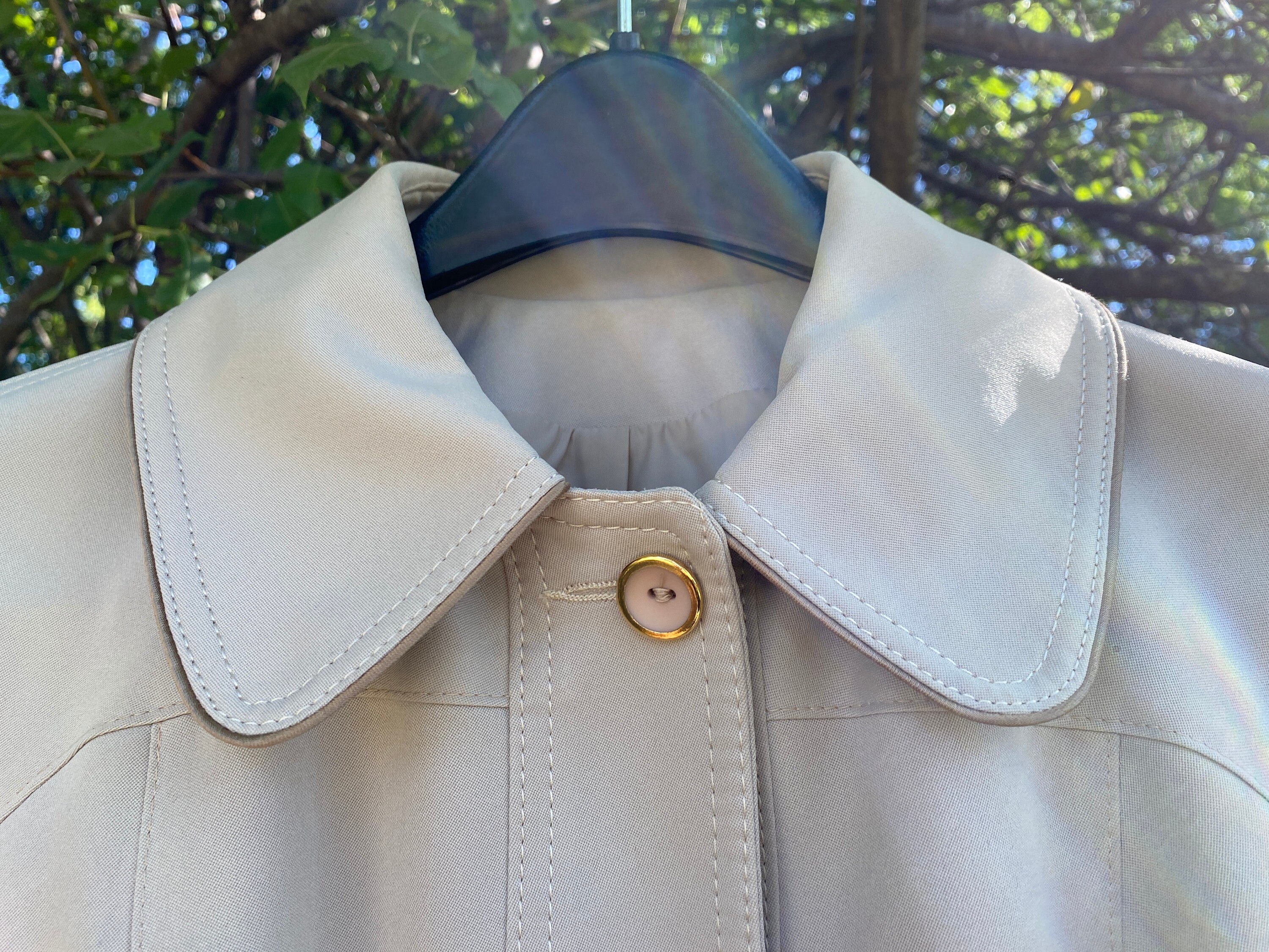 Vintage Women's Forecaster of Boston Beige Pea Coat, Size 7/8, All ...