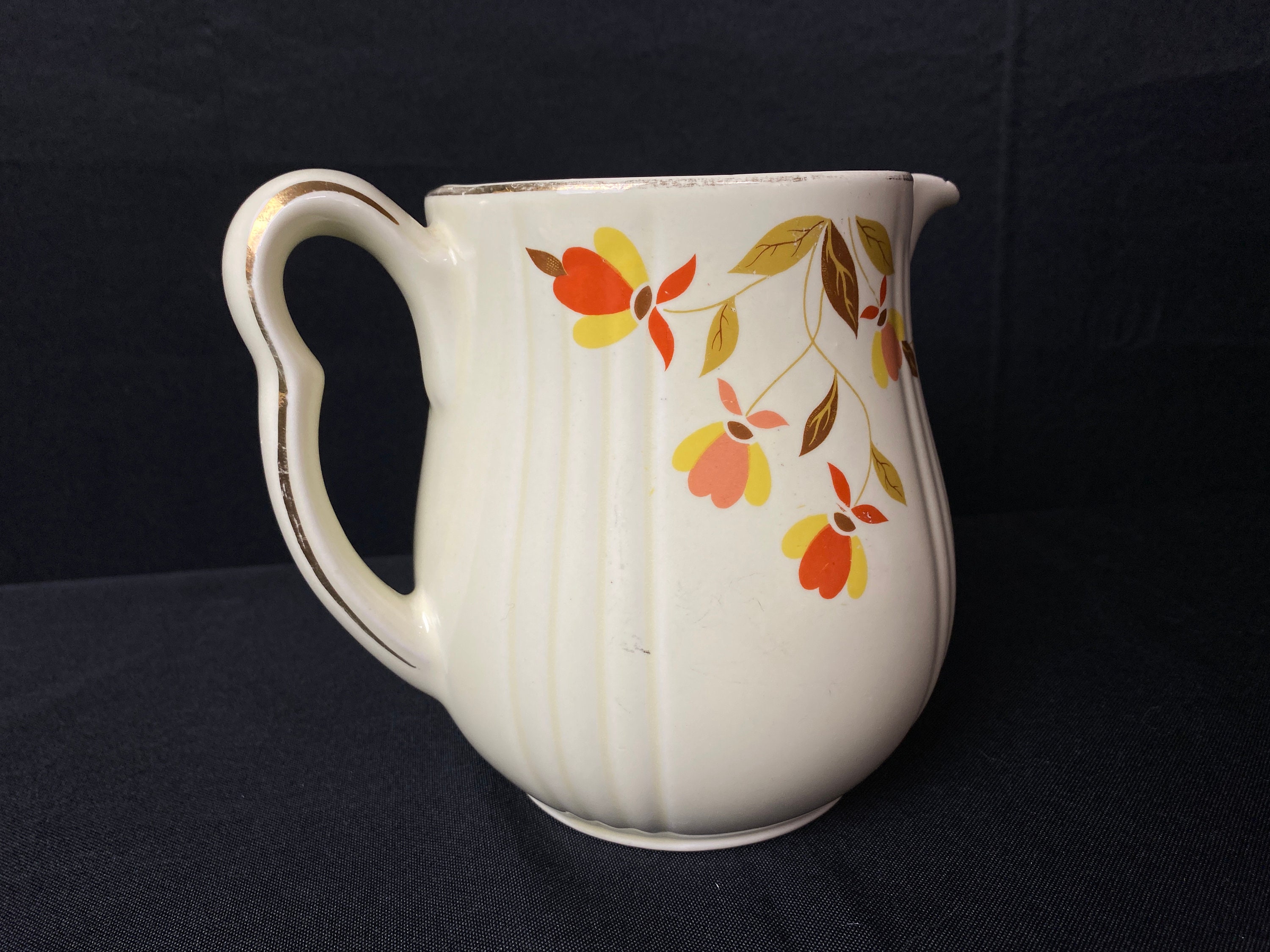 Vintage Hall's Superior | Quality Kitchenware | Autumn Leaf Rayed ...