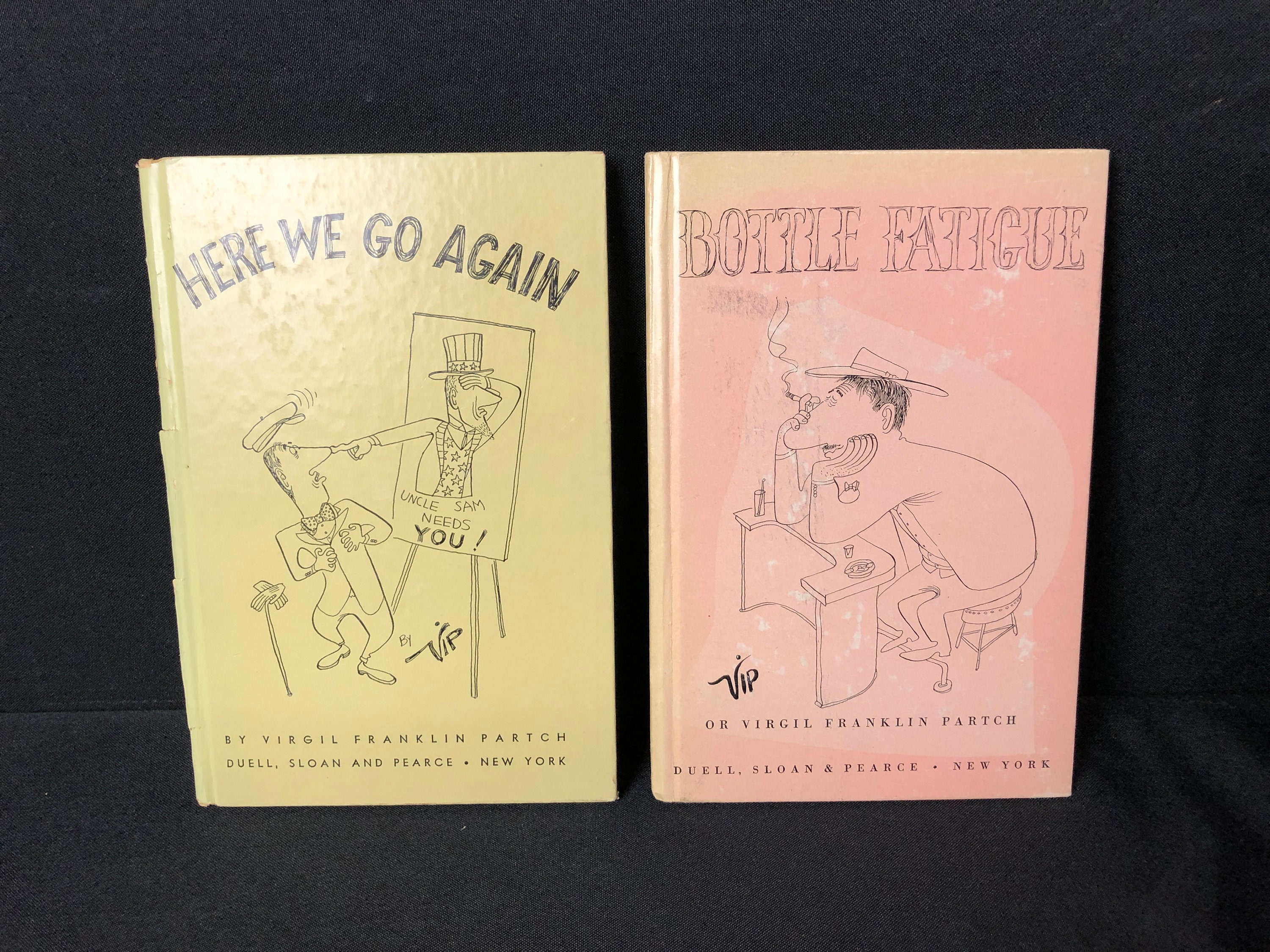1950s here We Go Again & bottle Fatigue by Virgil Partch VIP American Gag Cartoons Comics - Etsy