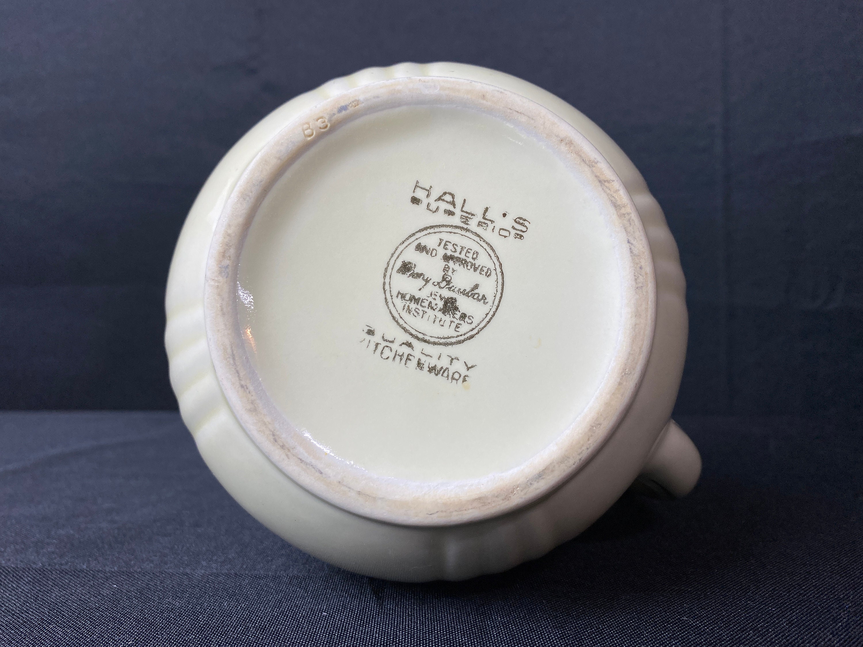 Vintage Hall's Superior | Quality Kitchenware | Autumn Leaf Rayed ...