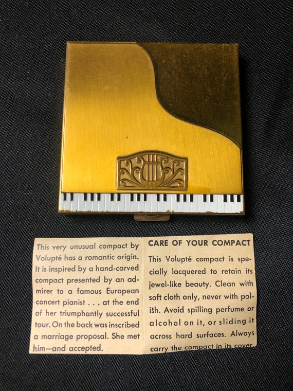 Vintage Volupte Pianette Compact | Gold Grand Piano … - Gem