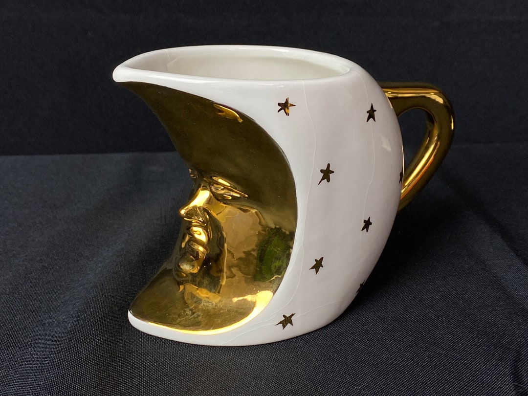 Rare Vintage Celestial Moon Face and Stars Coffee Tea Cup / - Etsy