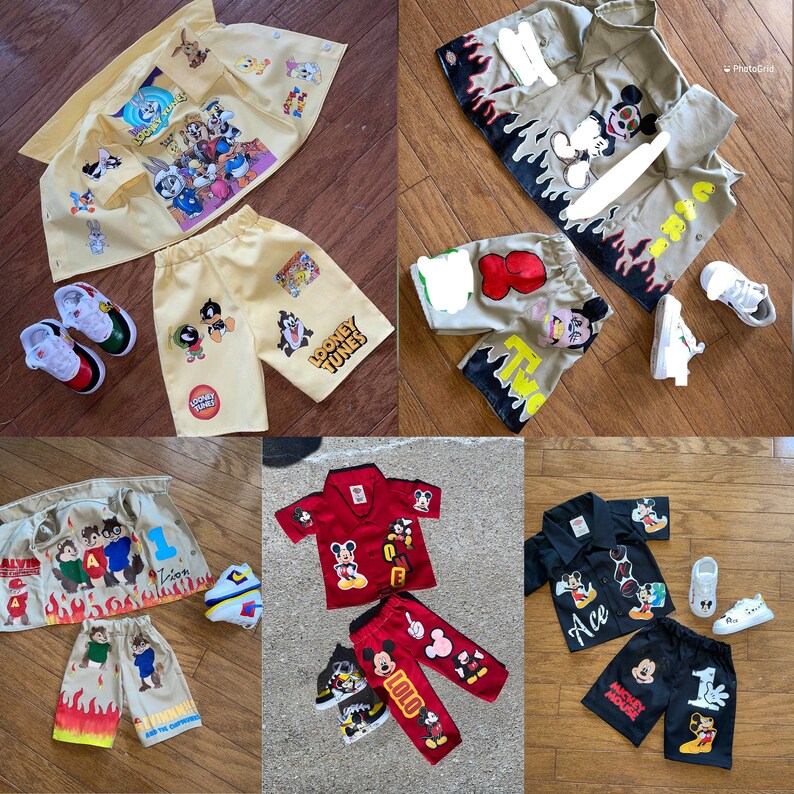 Kids 2 Piece Custom Dickie Suit - Etsy