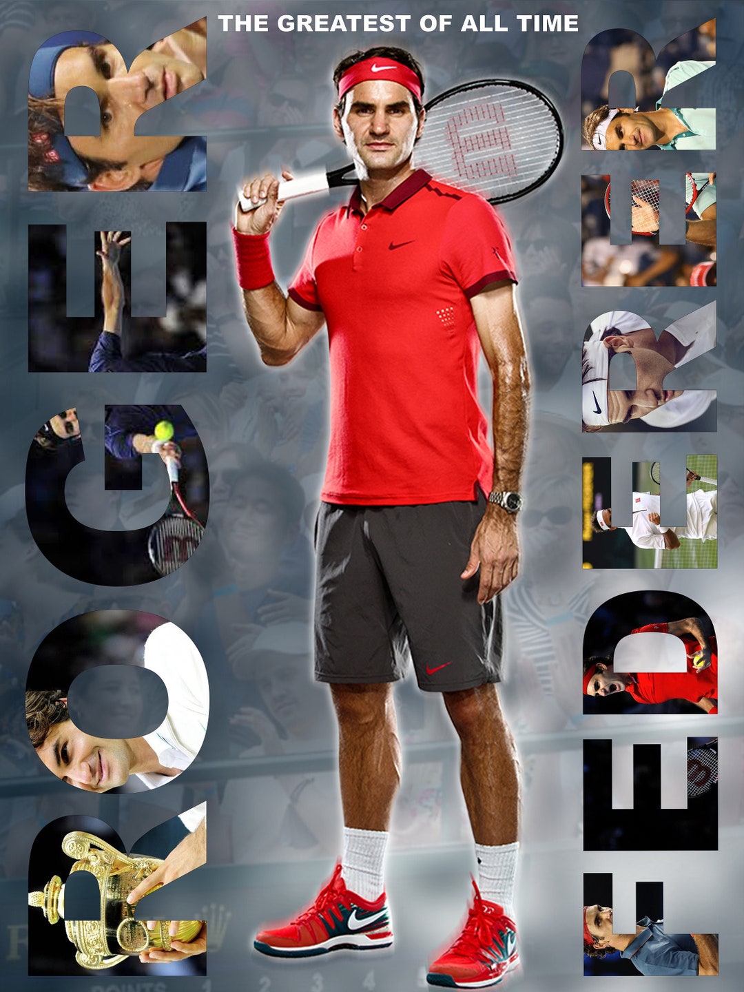 Roger Federer Poster - Etsy