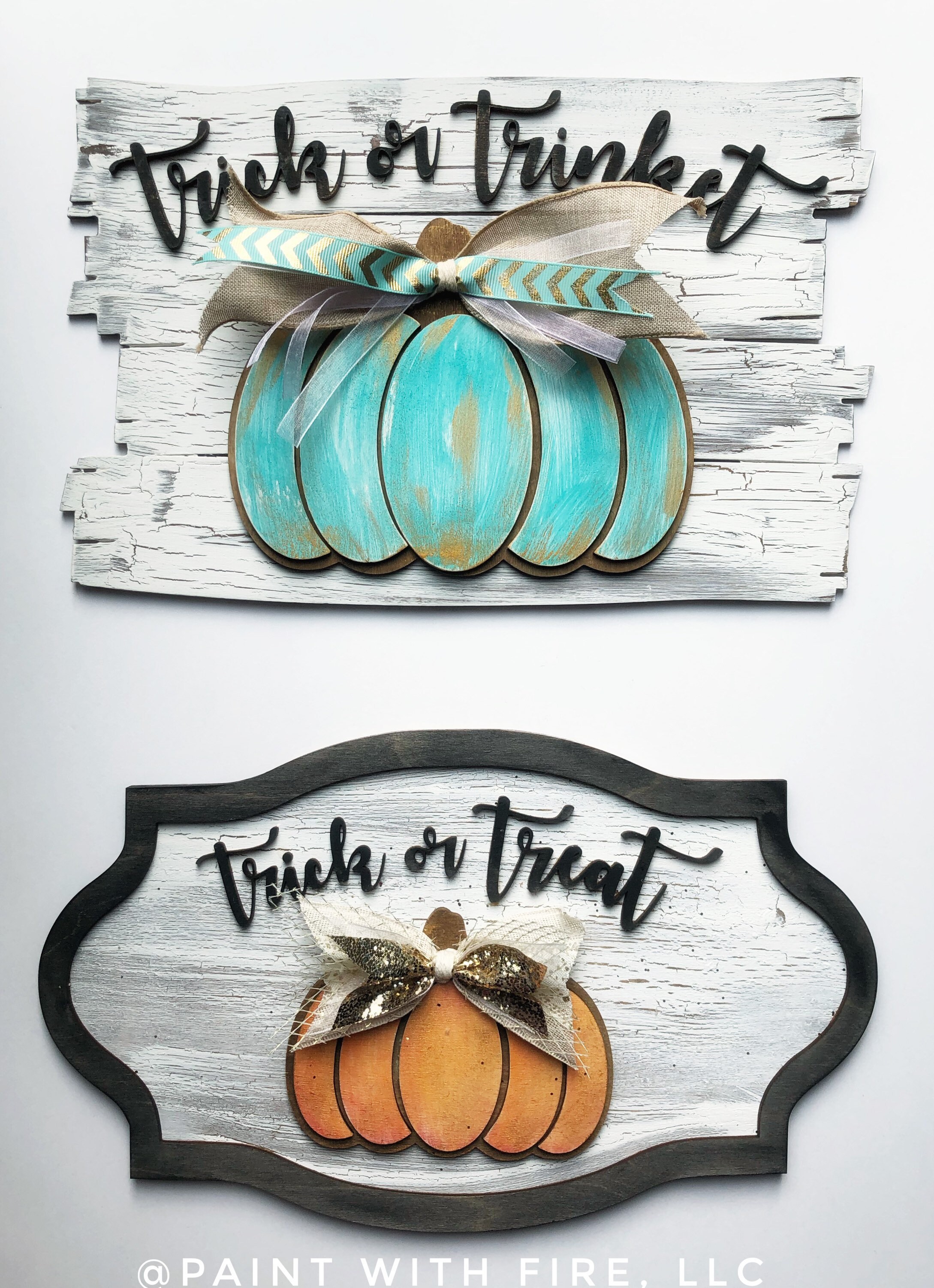 Treats & Trinkets Trick or Treat Svg Halloween DIY Teal - Etsy