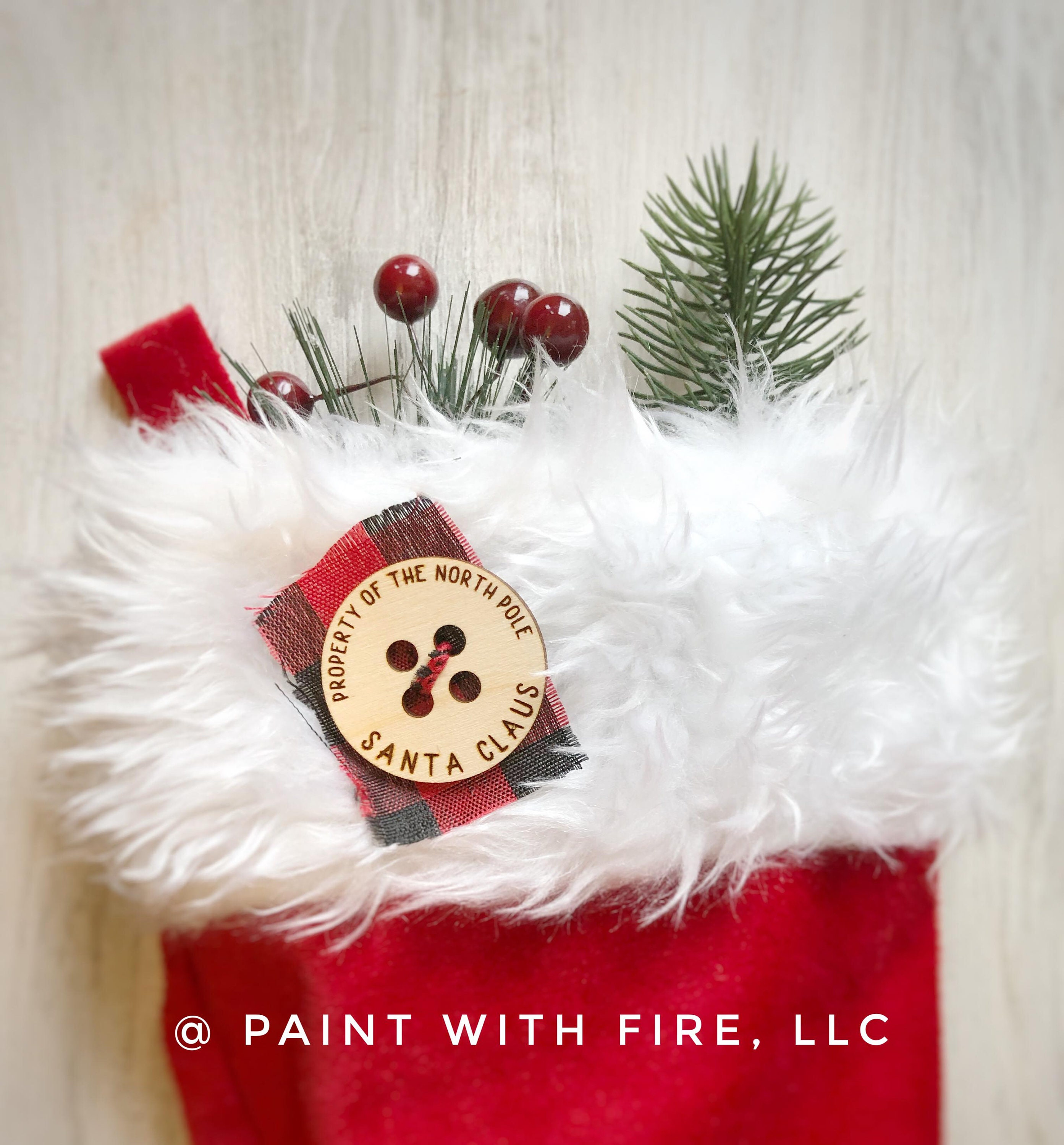Santa's Lost Button -by Paint With Fire- Lost Button Svg for Lasers ...
