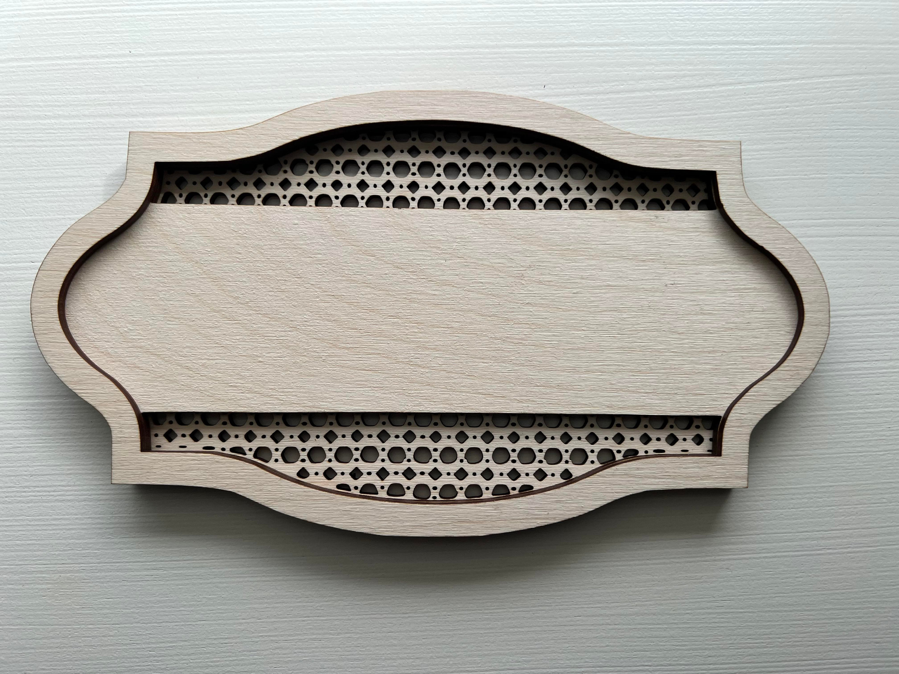 Rattan Cane 3 Layer Frame, 3 Layer Welcome Sign Svg, Three Layer Rattan ...