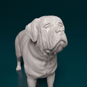 English Mastiff Figurine Dog Minimalist Dog Statue Unique - Etsy