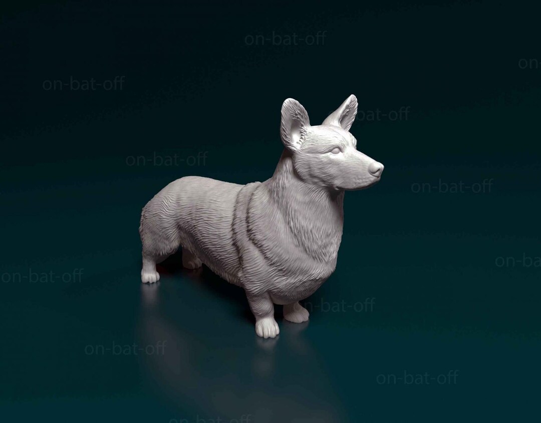 Cardigan Welsh Corgi Dog Statue Figurine Veterinary Office - Etsy