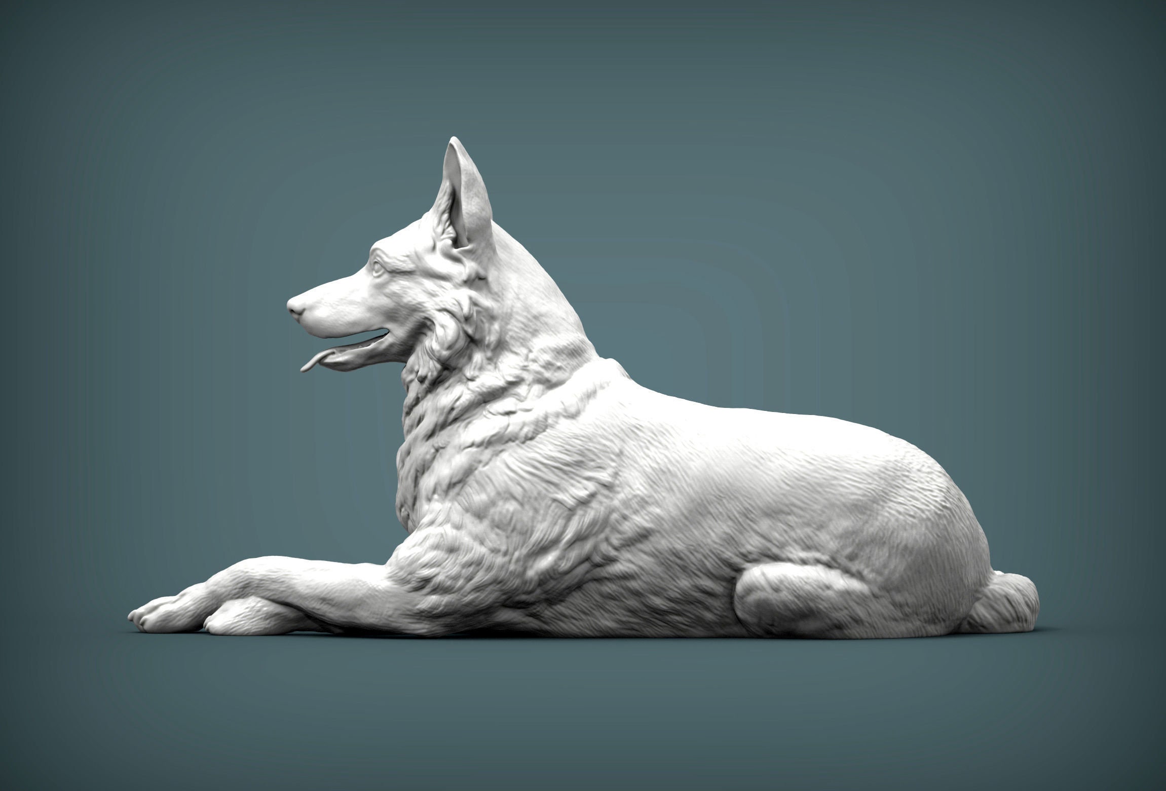 Custom German Shepherd Dog Statue Home - Etsy
