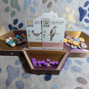 Magnetic Hexagonal Board Game Token Trays Resource Holders - Etsy