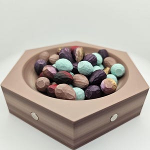 Magnetic Hexagonal Board Game Token Trays | Board Game Resource Holders ...