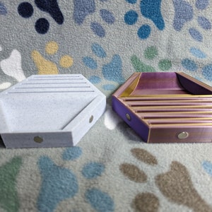 Magnetic Hexagonal Board Game Token Trays Resource Holders - Etsy