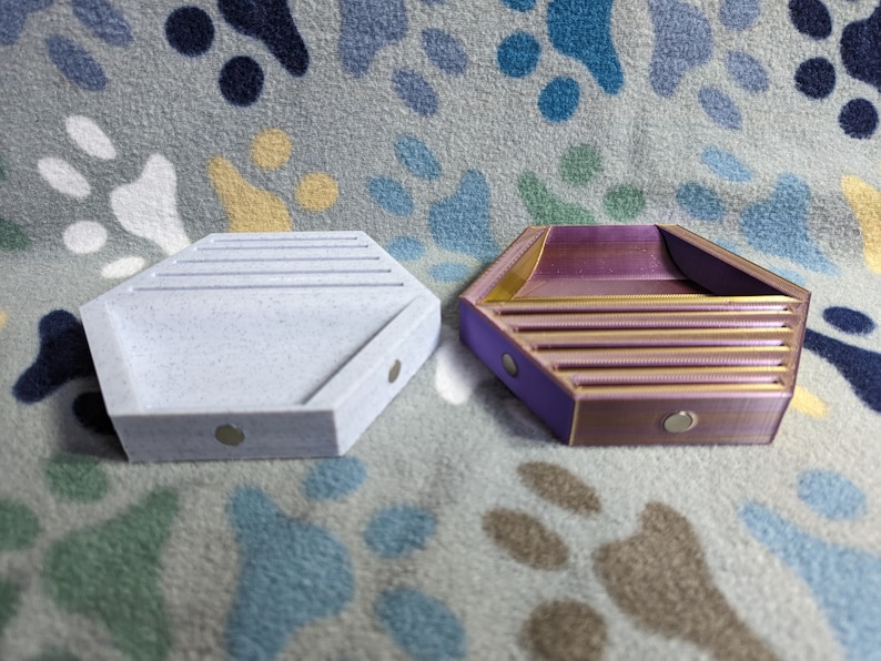 Magnetic Hexagonal Board Game Token Trays Resource Holders - Etsy