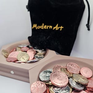 Magnetic Hexagonal Board Game Token Trays | Board Game Resource Holders ...