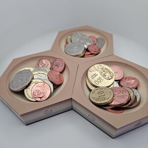 Magnetic Hexagonal Board Game Token Trays | Board Game Resource Holders ...