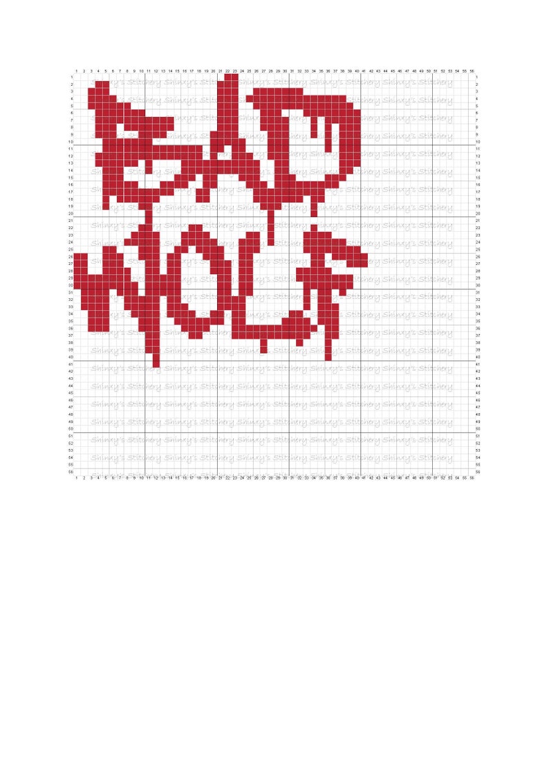 Bad Wolf Cross Stitch Pattern - Etsy