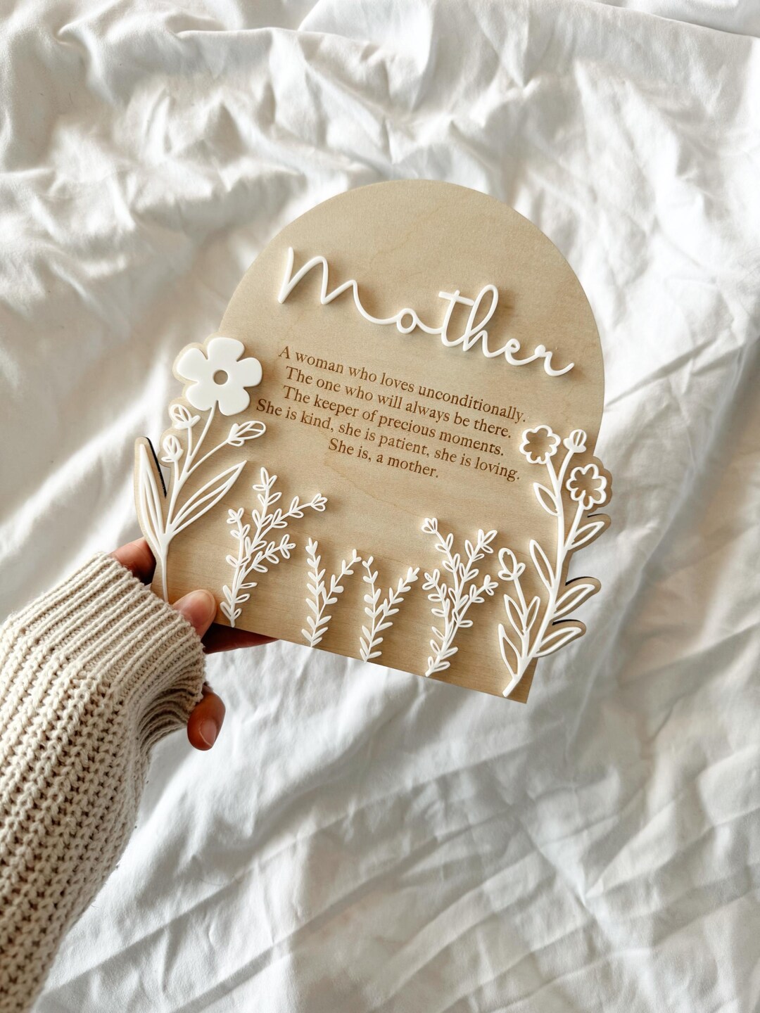 Mother’s Day Gift - ‘mother’ Quote Arch - Etsy