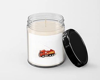 Fire Truck Candle - Etsy