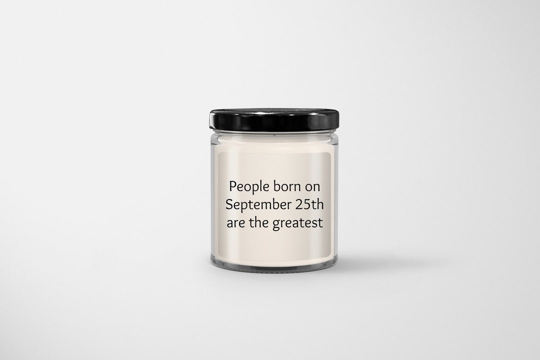 Birthdate Candles for Women - Birthdate Candles for Men - Custom ...