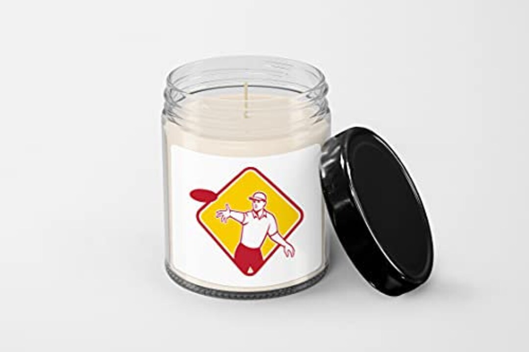 Scheibe Golfspieler Wurf Maskottchen Diamant Kerze Sojawachskerze ...