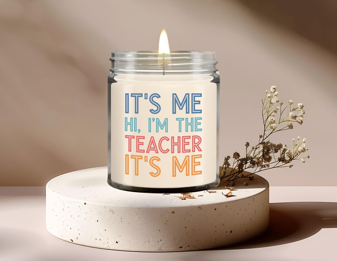 Teacher Appreciation Candle - Soy Wax Candle - Hand Poured Candle - 9 ...
