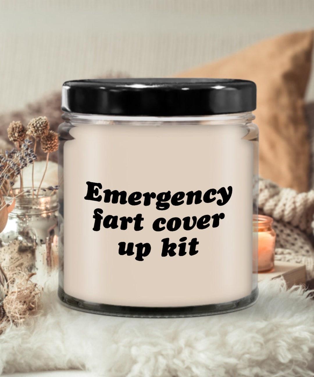 Emergency Fart Cover up Kit Candle Soy Wax Candle Hand - Etsy