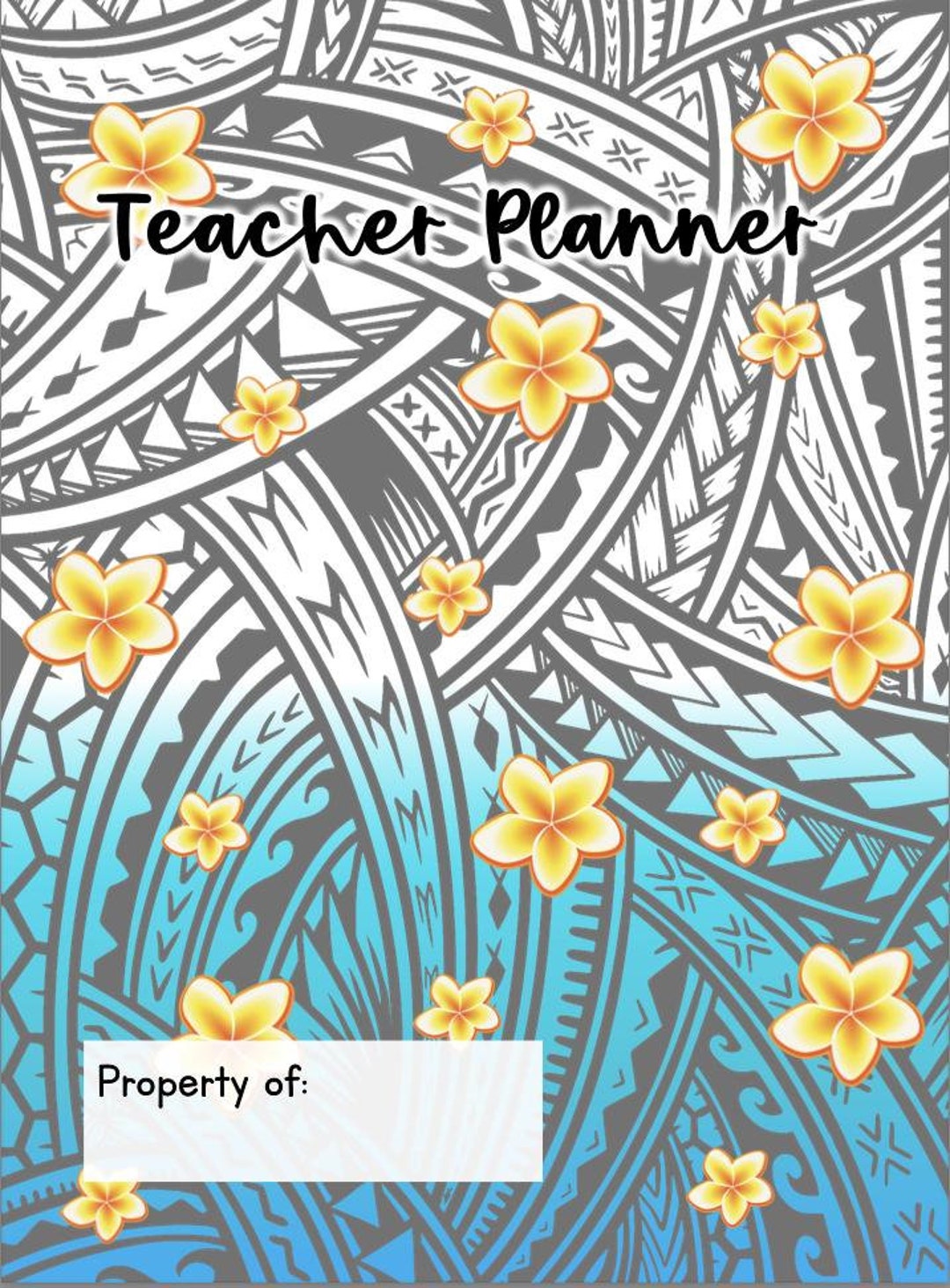 Pink Polynesian Inspired Planner Hawaii School Calendar Included - Etsy
