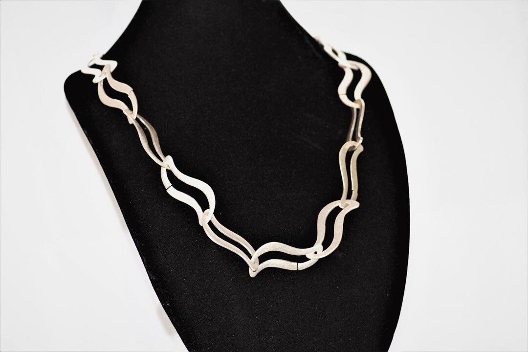 Queen of Sheba Silver Necklace - Adjustable Ancient Jewelry for Femme ...