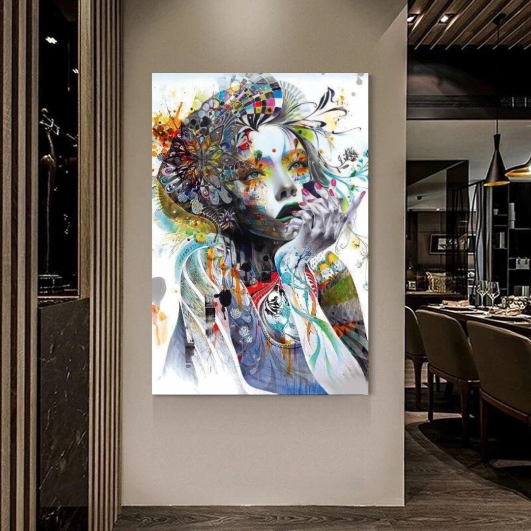 Graffiti Princess Sign Hands Canvas Wall Art /banksy Graffiti Canvas ...