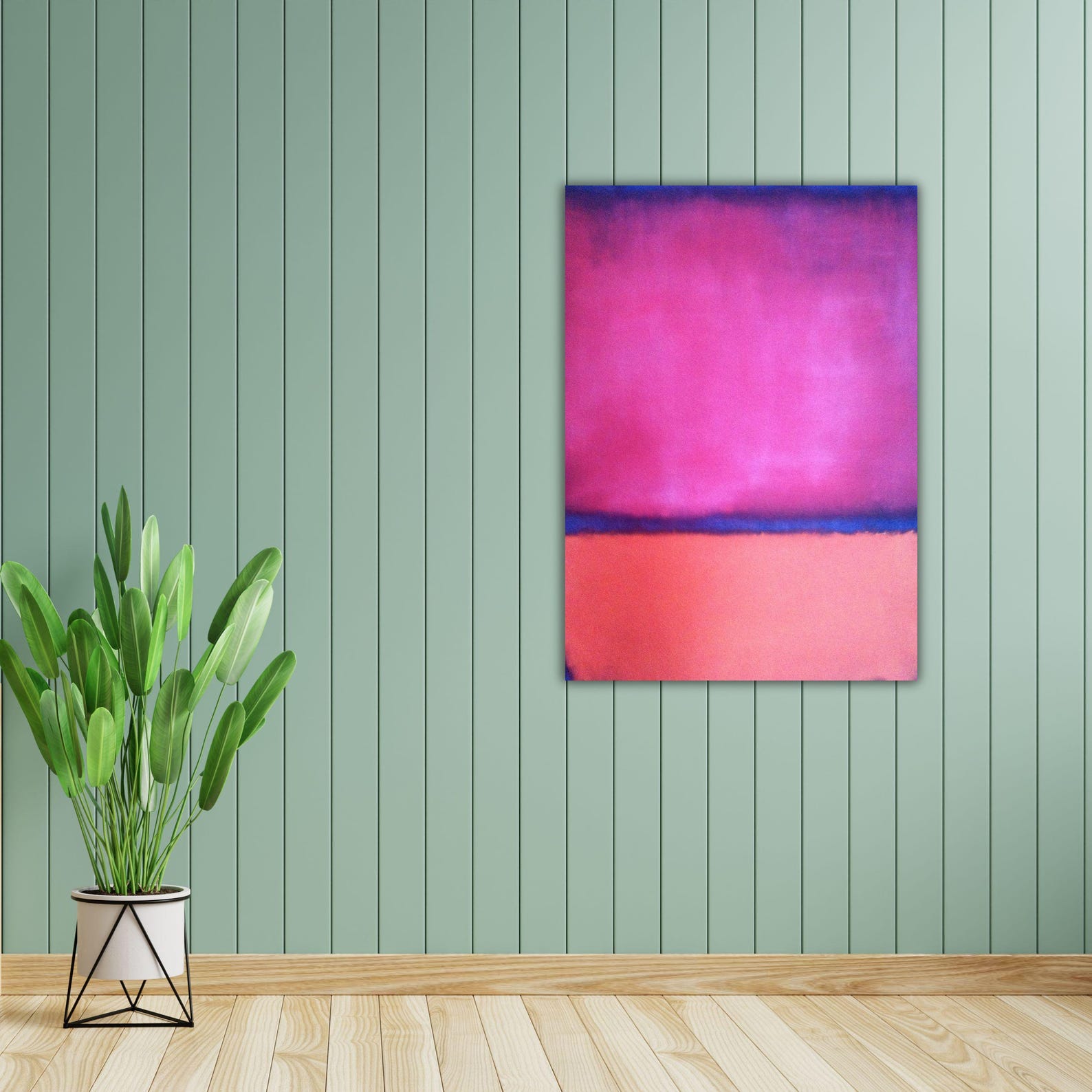 Mark Rothko Pink and Blue Wall Art Rothko Canvas Mark Rothko ...