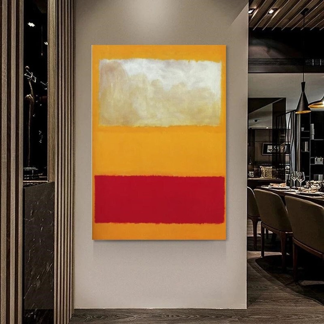 Mark Rothko Painting Canvas Wall Art/extra Large Canvas Poster Print ...