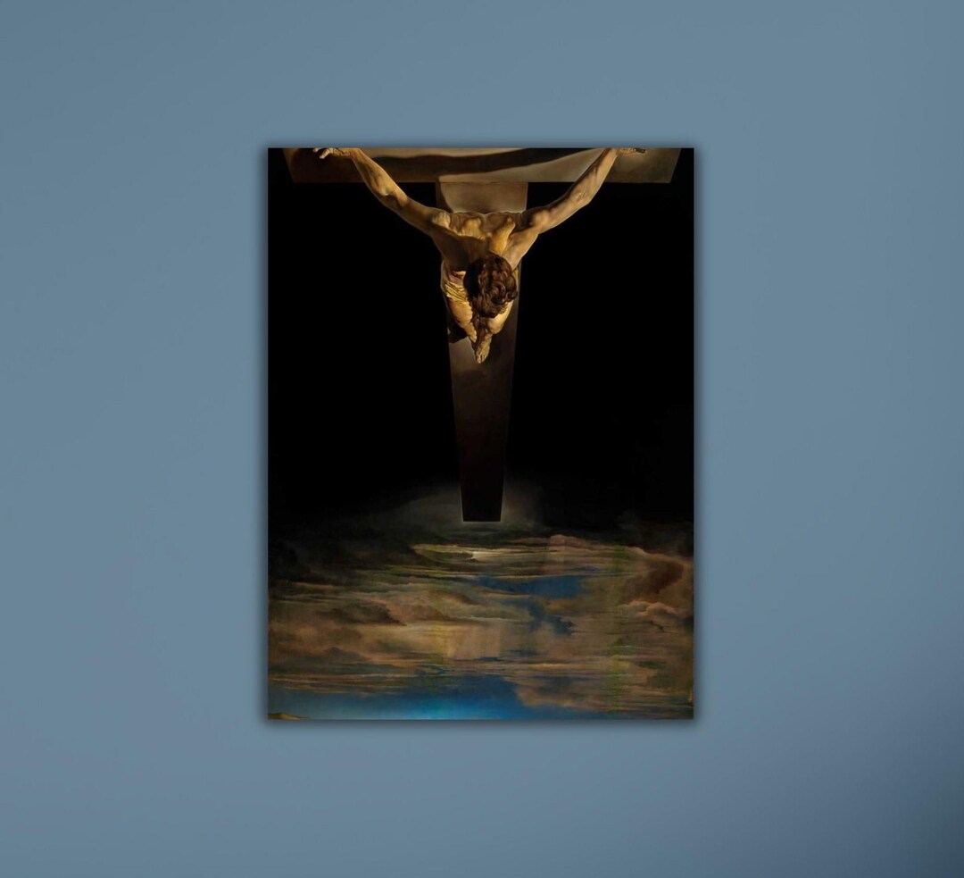 Salvador Dali Jesus Poster Salvador Dali Wall Art Salvador Dali Jesus ...
