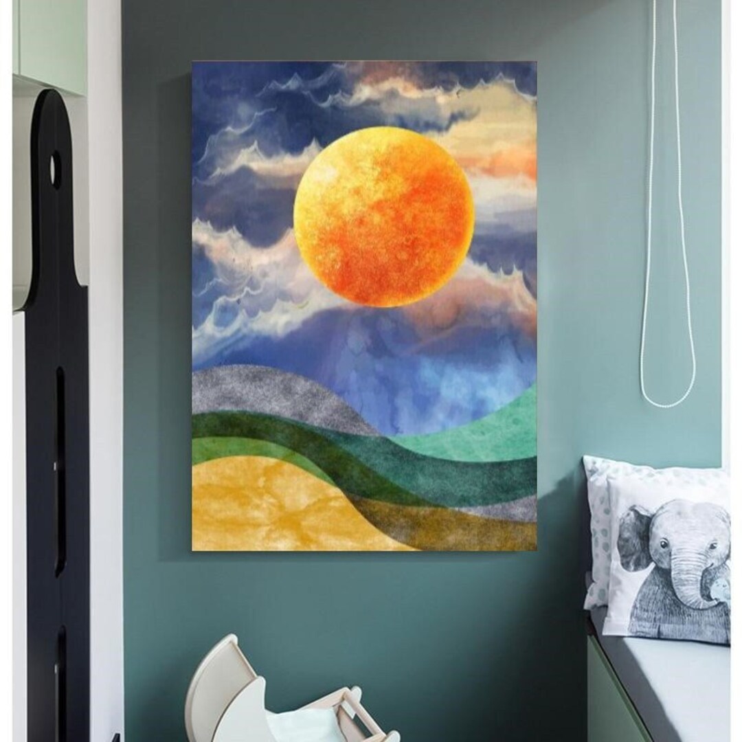 Sun Rising Above the Clouds Canvas Arts /sun Rising Above the Clouds ...