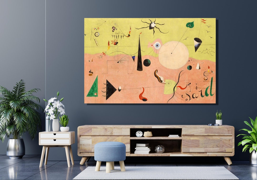 Joan Miro Canvas Poster Arts , Joan Miro Painting,joan Miro Poster ...