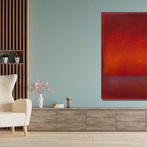 Mark Rothko Painting Canvas Wall Art/extra Large Canvas Poster Print ...