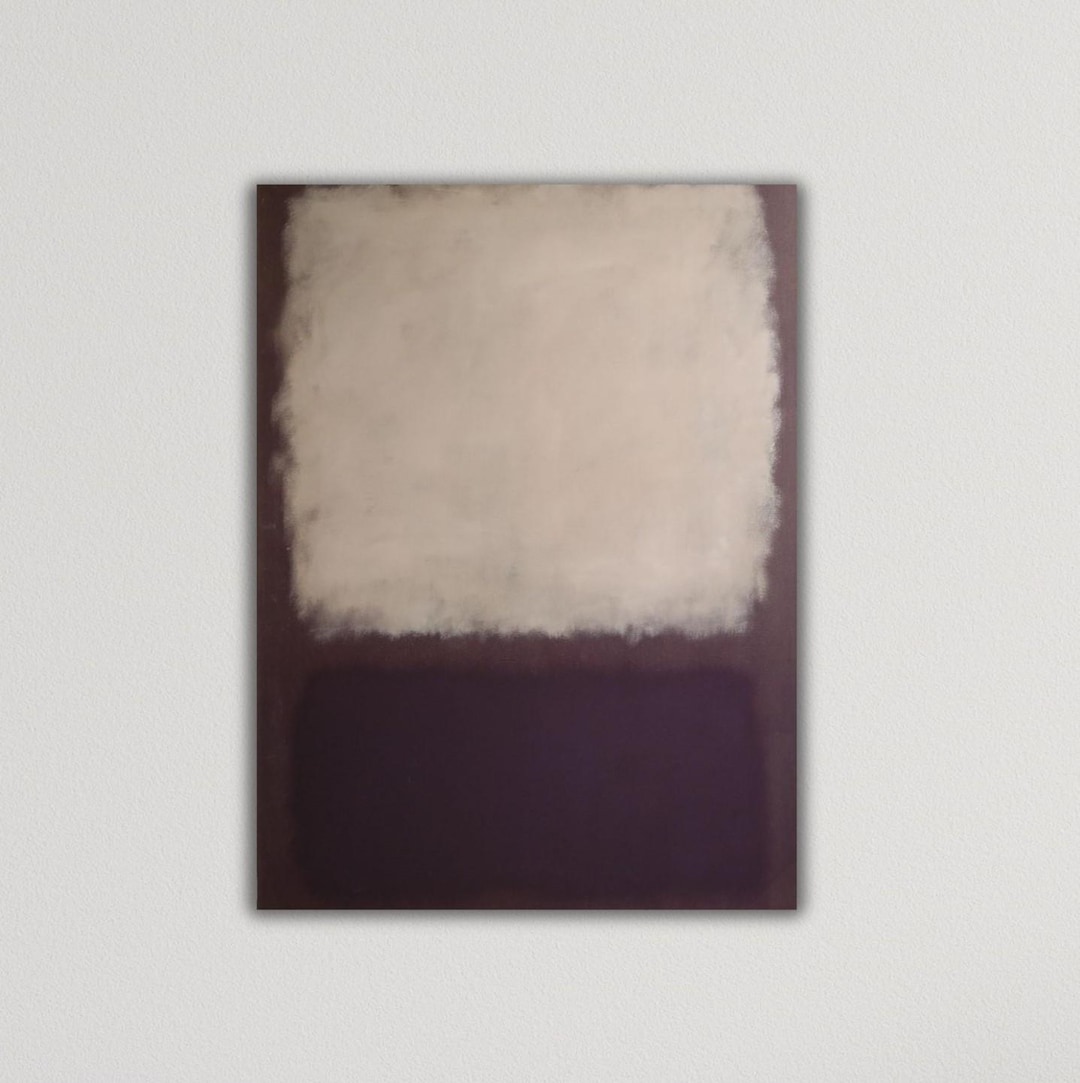 Mark Rothko Black and White Wall Art Rothko Canvas Mark Rothko ...