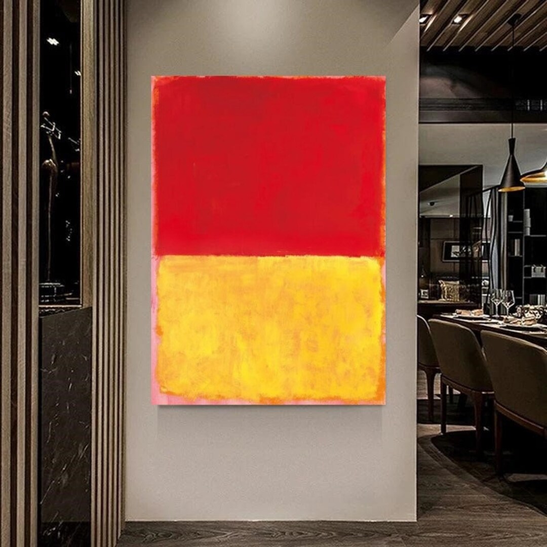 Mark Rothko Painting Canvas Wall Art/extra Large Canvas Poster Print ...