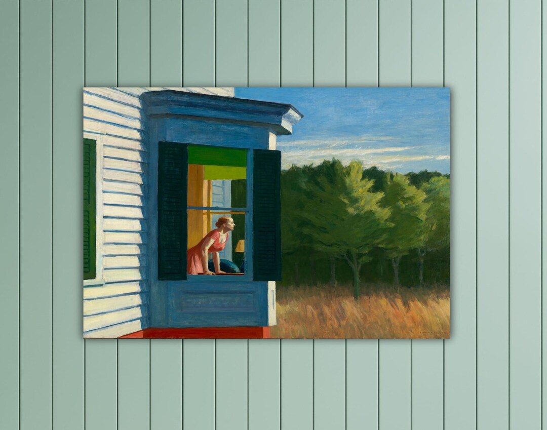Edward Hopper Cape Cod Morning Paintiart Edward Hopper Poster Abstract ...