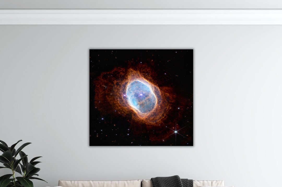 Nebula Poster NGC 3132 Canvas the Eight-burst Nebula Paint the Southern ...