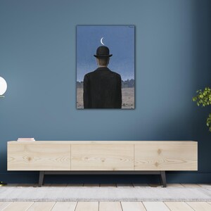 Rene Magritte Man on the Moon Wall Art Famoust Print Art High Quality ...